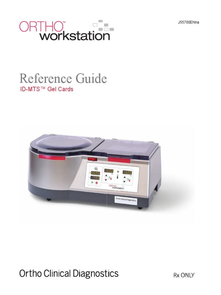 Reference Guide: ID-MTS™ Gel Cards | PDF | Calibration | Verification ...