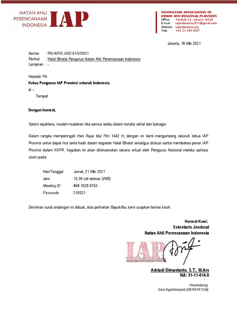 Halalbihalal - Pengurus IAP - 2 | PDF