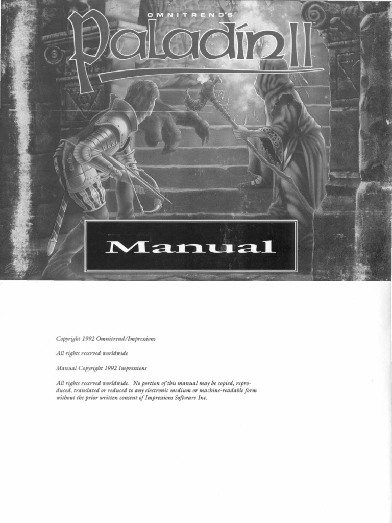 Paladin II - Manual | PDF | Icon (Computing) | Point And Click