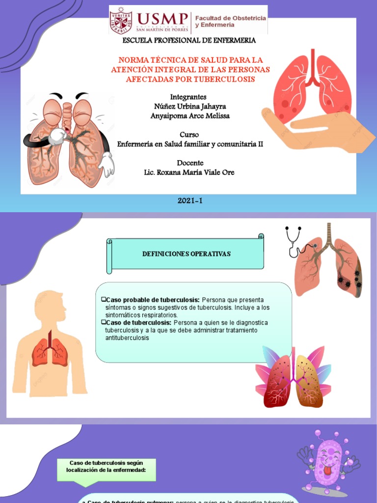 TBC Completo Exposición Norma Técnica 2018 | PDF | Tuberculosis ...