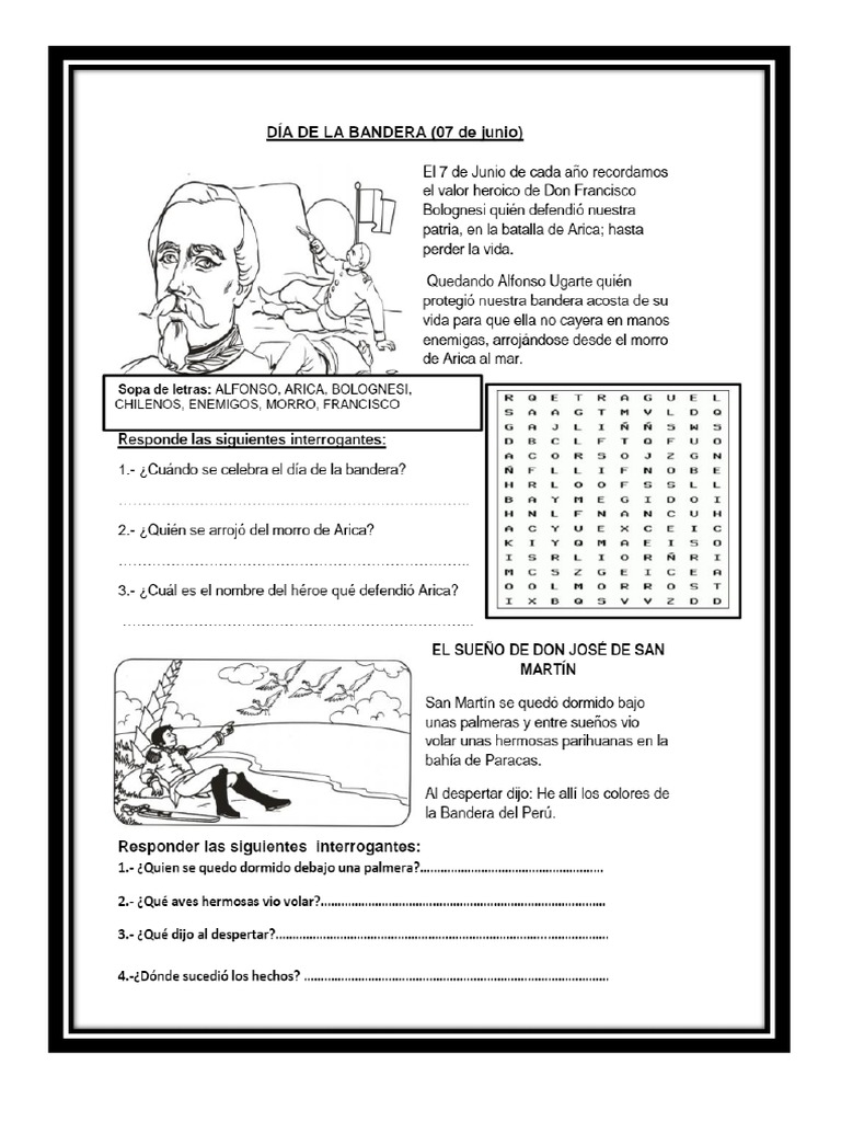 Lectura Dia de La Bandera | PDF