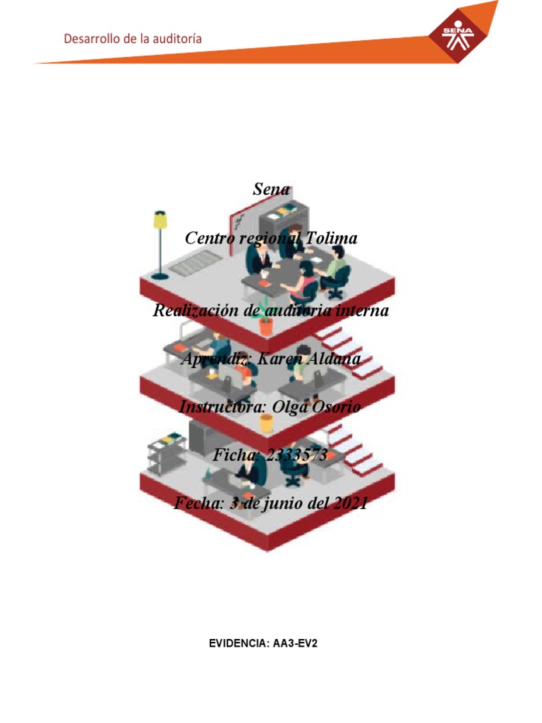 Formato Evidencia AA3 Ev2 Taller | PDF | Auditoría | Contralor