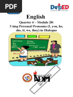 Grade 2 English Module 1 and 2 Final | PDF | Sound | Alphabet