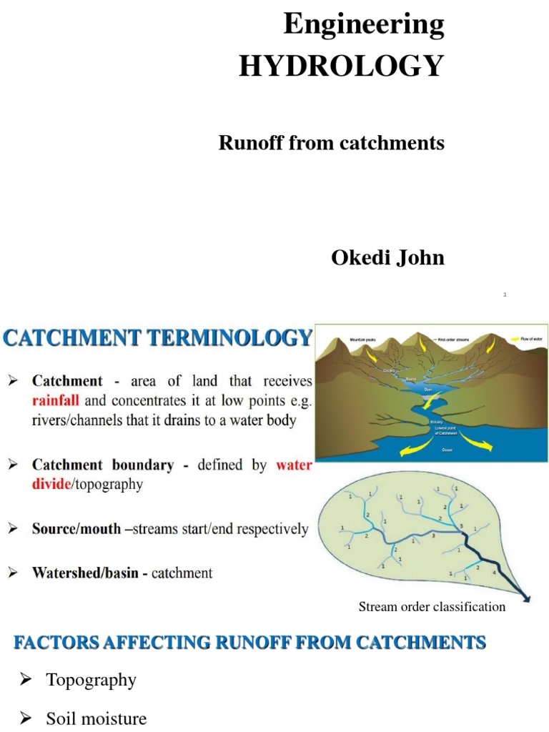 L7 Catchment Characteristics and Delineation | PDF