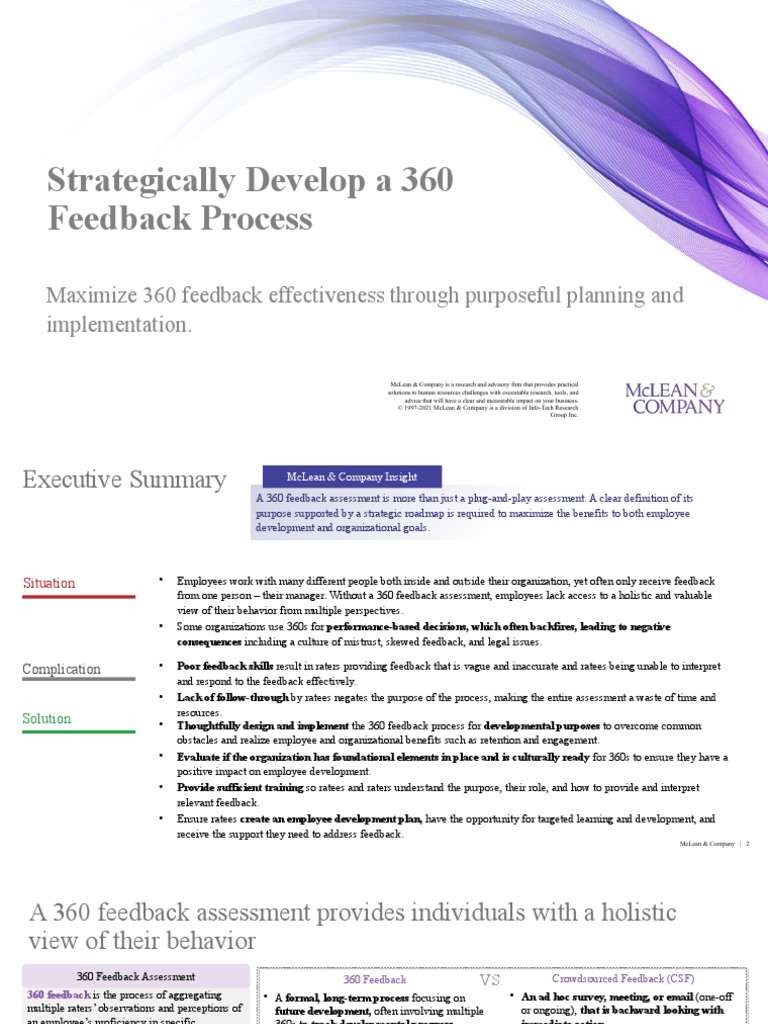 HR Strategically Develop A 360 Feedback Process Storyboard V1 | PDF ...