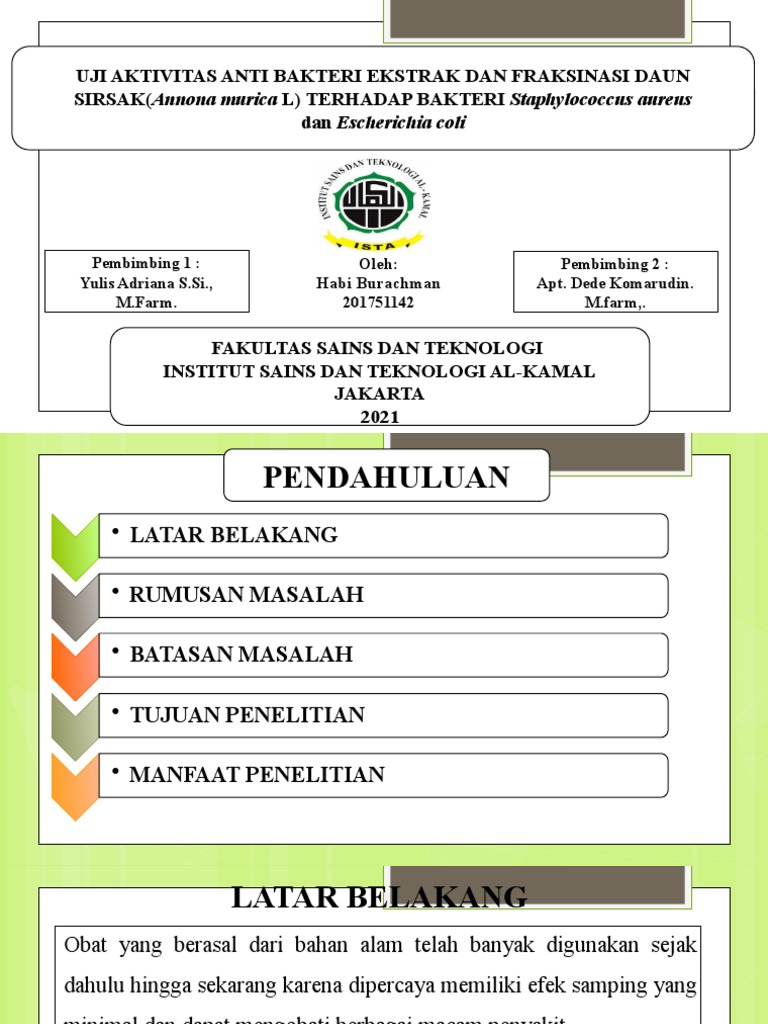 Contoh PPT SEMHAS Istn | PDF