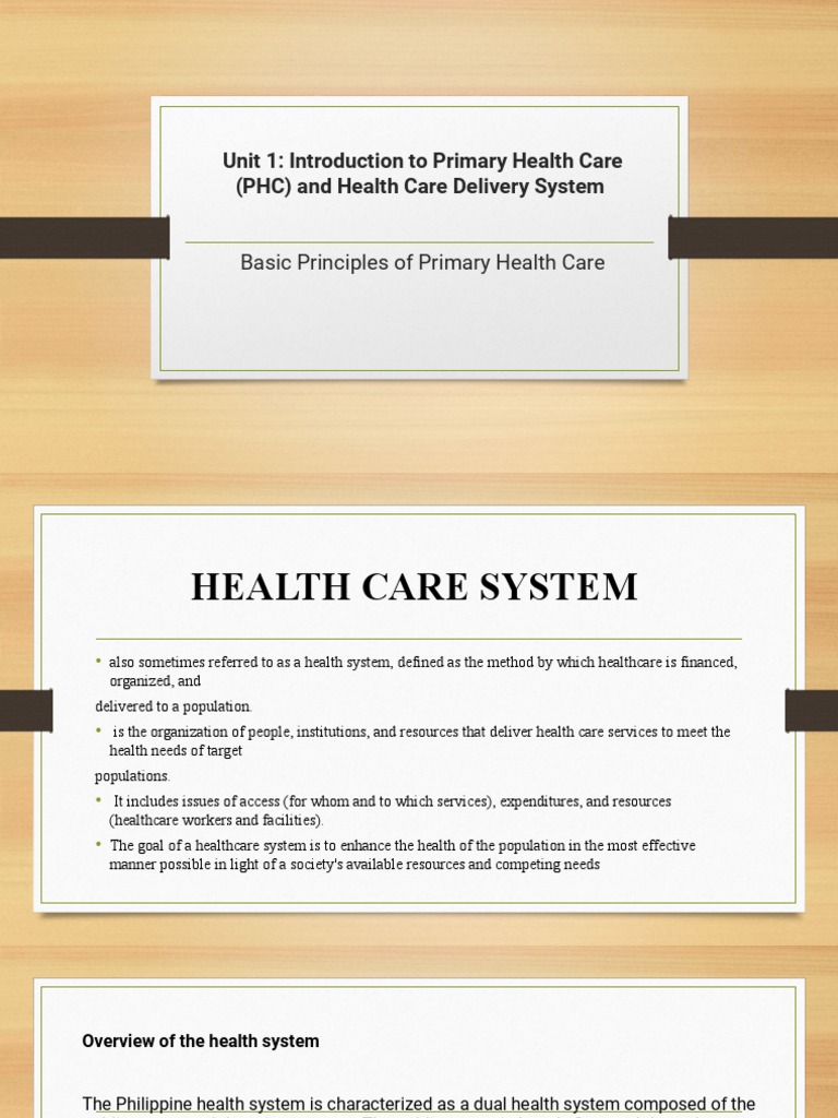 Unit 1 PPT Final | PDF | General Practitioner | Health Care