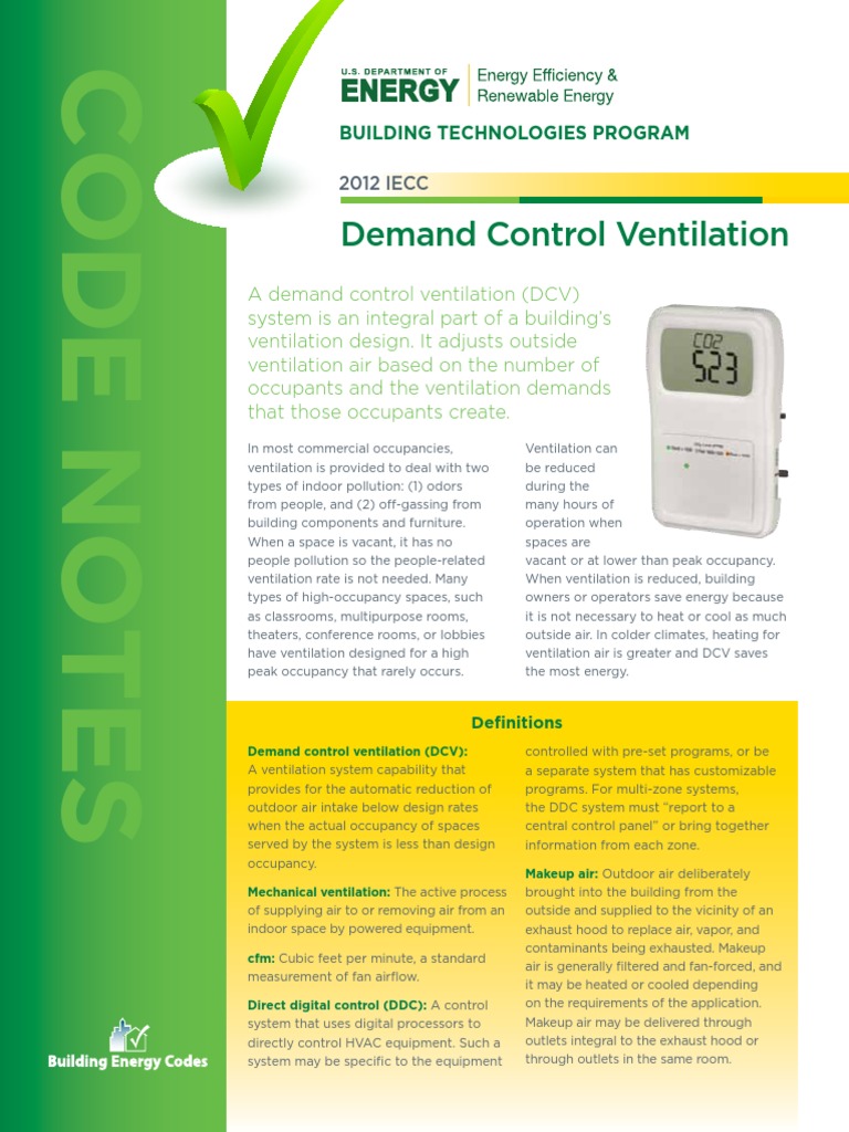 CN Demand Control Ventilation | PDF | Ventilation (Architecture ...