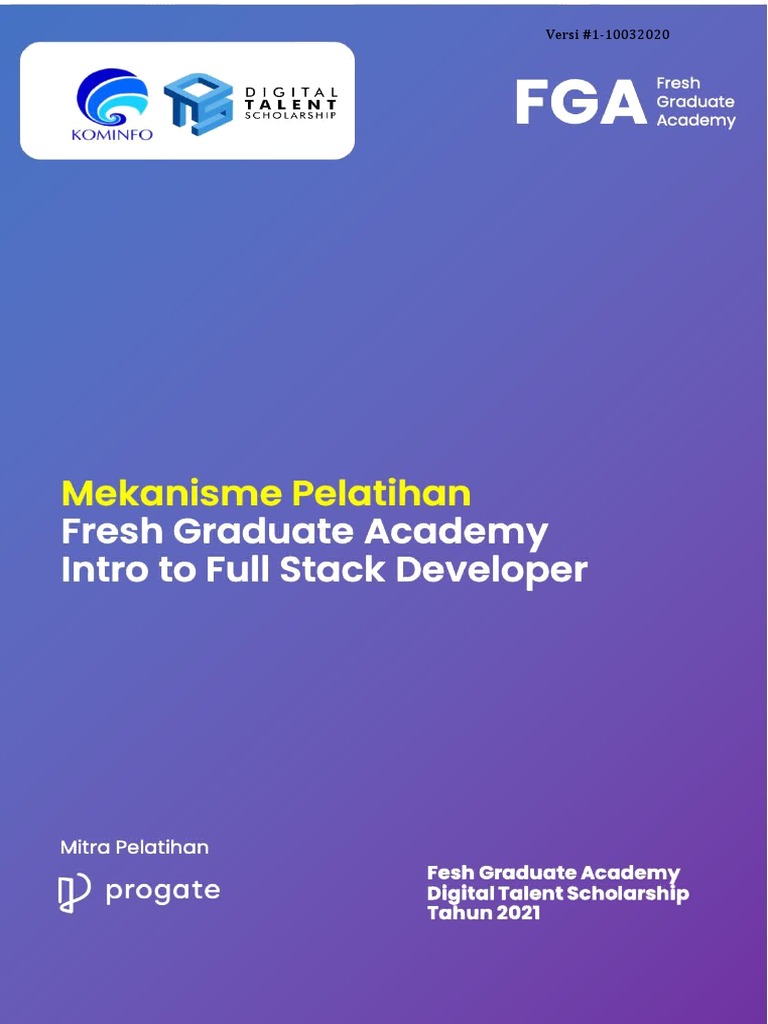 Mekanisme Dts Fga - Progate (2021) | PDF