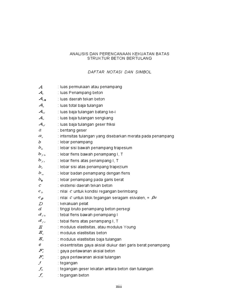 04-Daftar Notasi Dan Simbol | PDF | Metode & Bahan Ajar | Sains ...