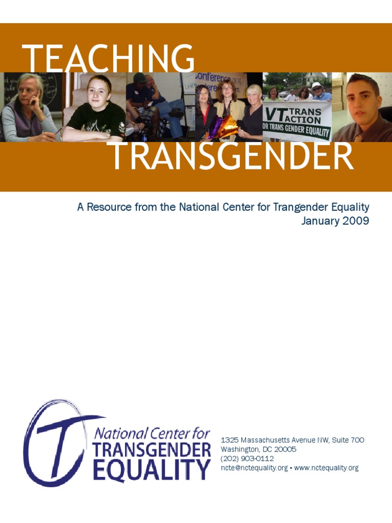 Teaching Transgender A Manual | PDF | Gender Identity | Transgender