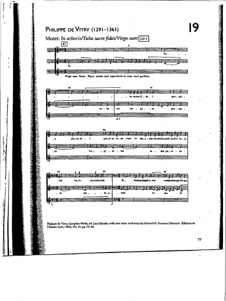 Fdocuments - in Philippe de Vitry in Arboris | PDF