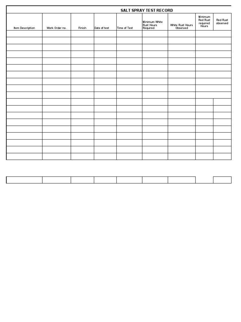 SST Test Format | PDF