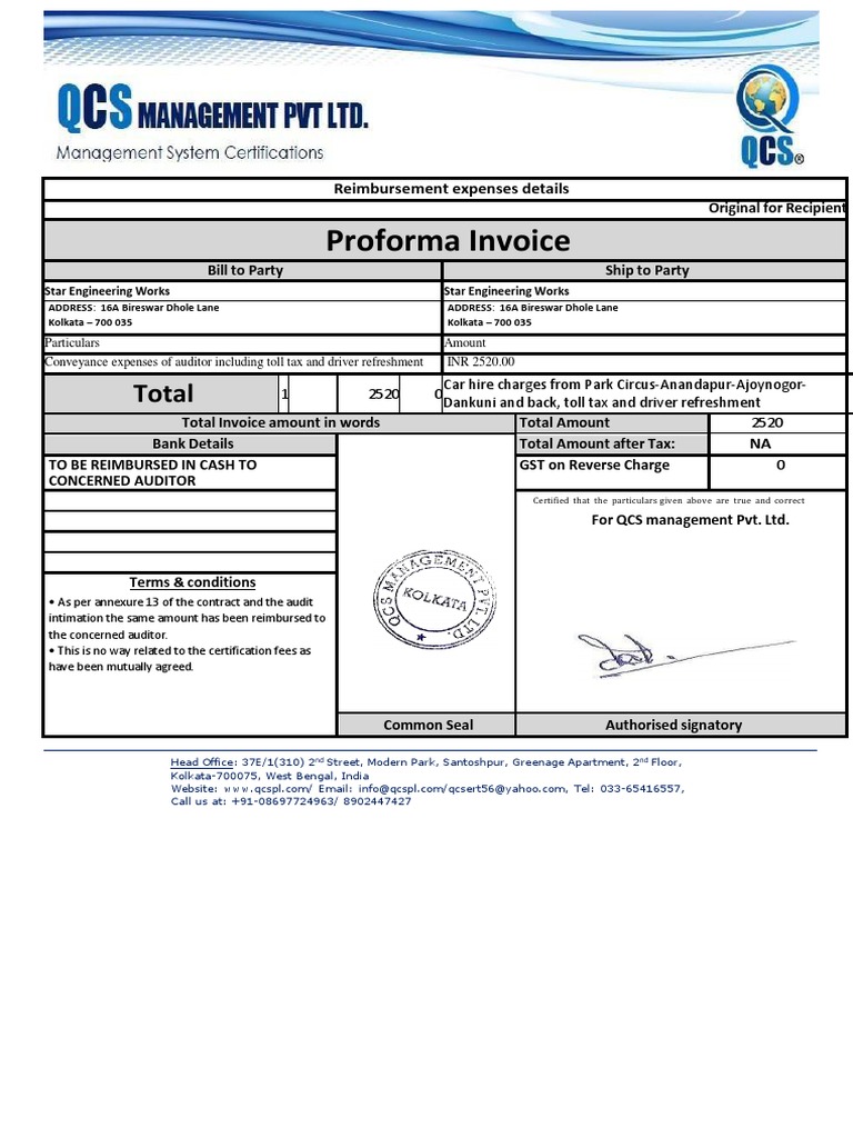 Conveyance Invoice Star | PDF | Government Finances | Payments