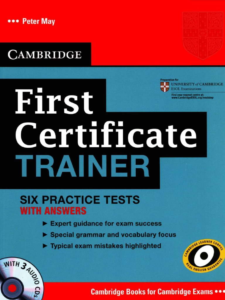 Cambridge - First Certificate Trainer Six Practice Tests With Answers | PDF
