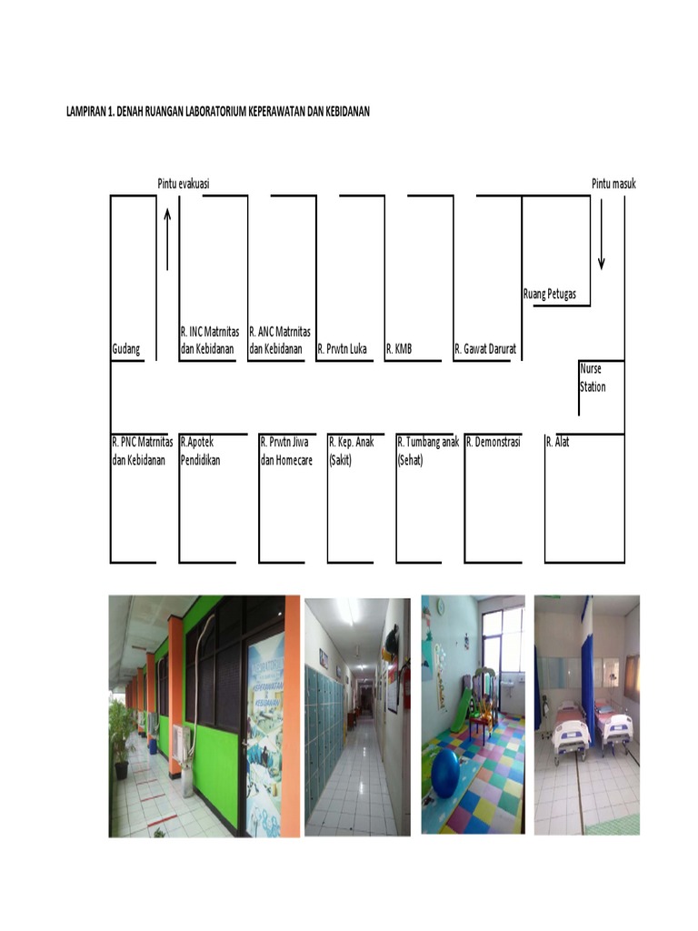 Denah Lab Keperawatan Dan Kebidanan | PDF