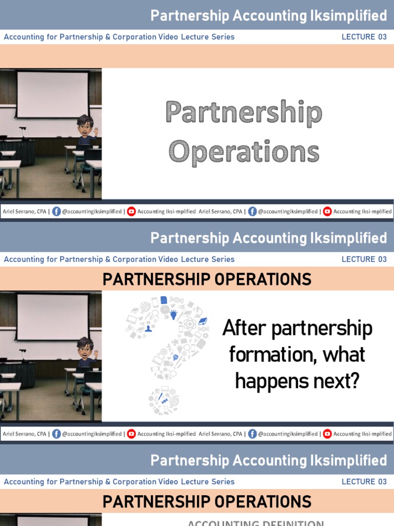 TOPIC 2 - Partnership Operations | PDF | Partnership | Net Income