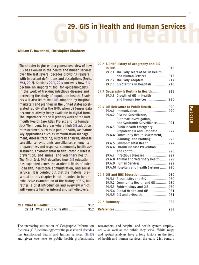 GIS in Healthcare | PDF | Geographic Information System | Public Health