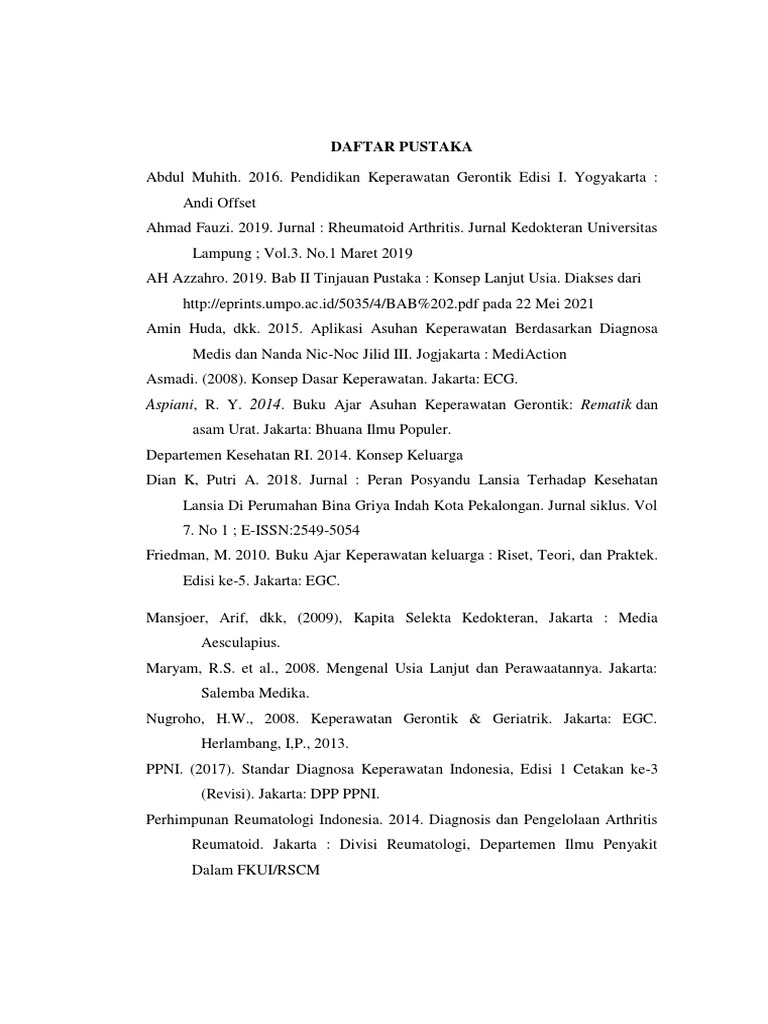 Daftar Pustaka | PDF