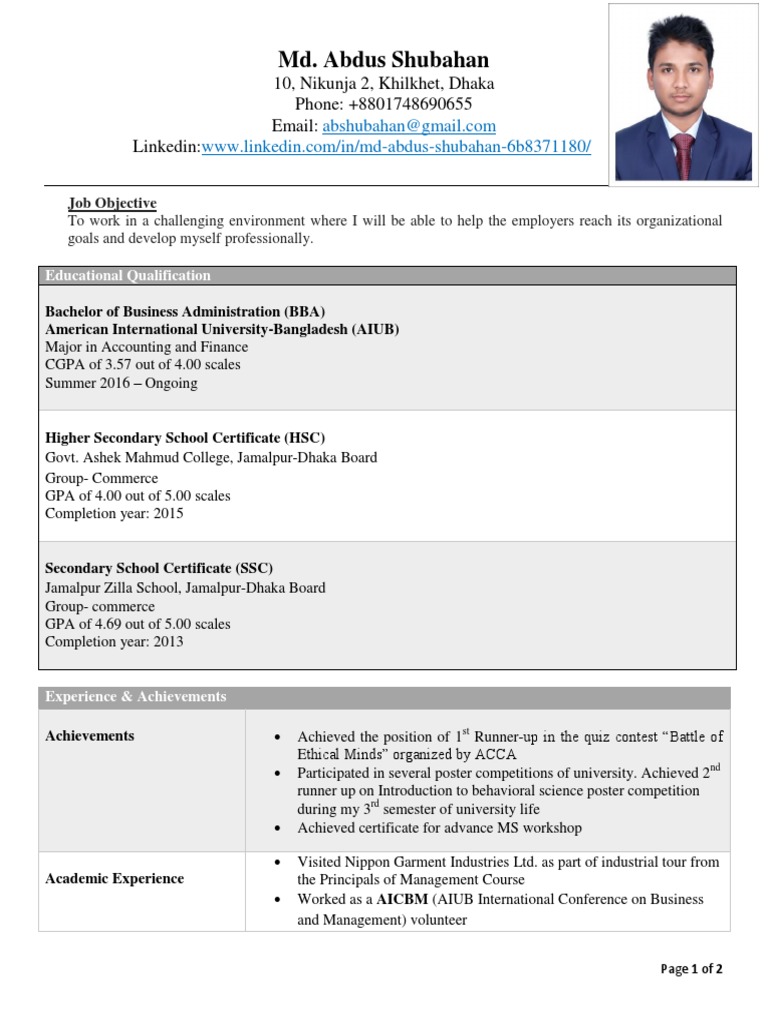 Appendix CV | PDF | Accounting | Business