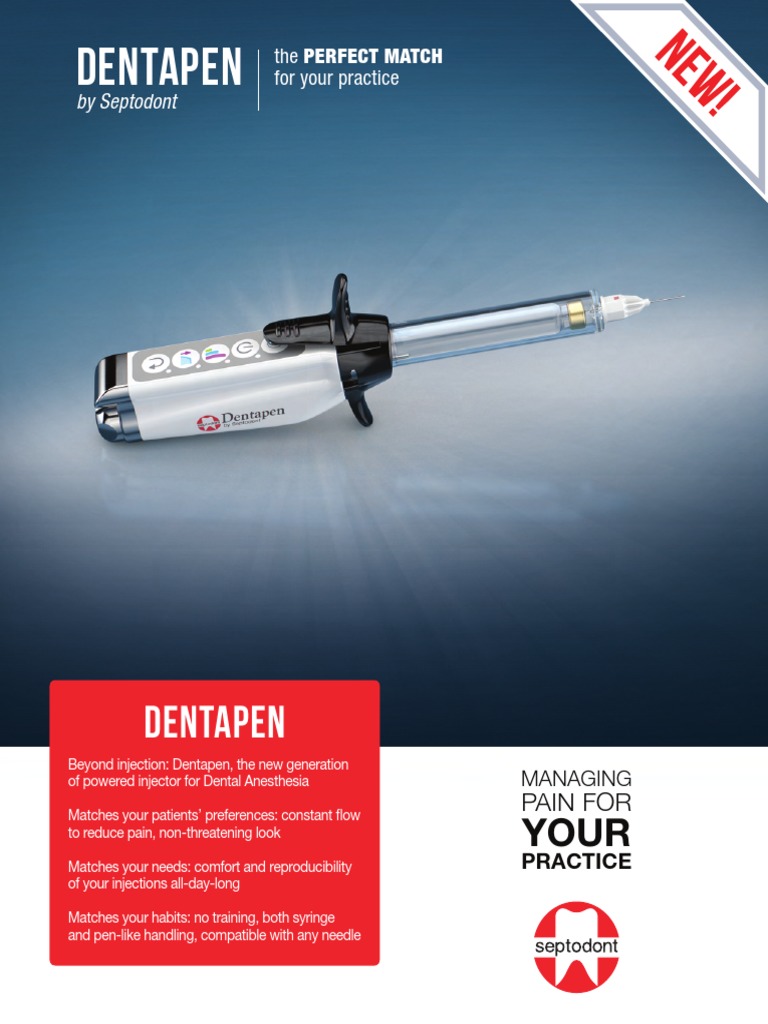 Dentapen: Advanced Dental Anesthesia Injector | PDF | Injection ...