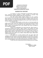 A NARRATIVE REPORT ON TREE Planting | PDF | Botany | Organisms