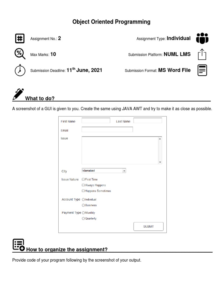 OOP - GUI Design | PDF