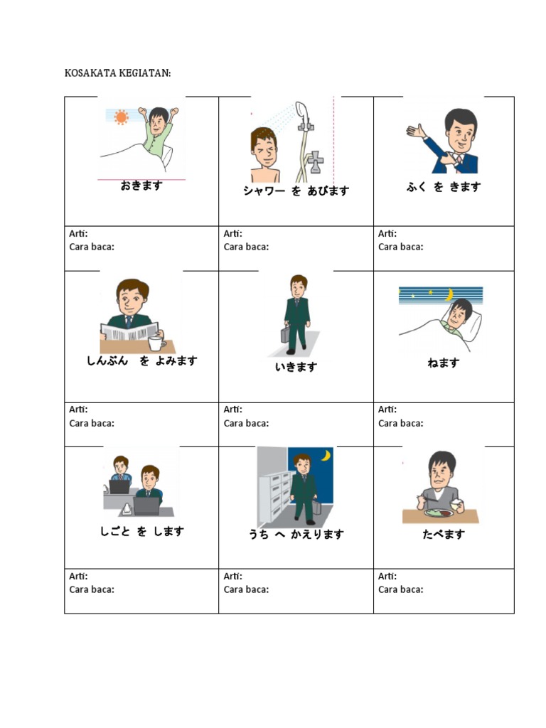 Kosa Kata Bahasa Jepang | PDF