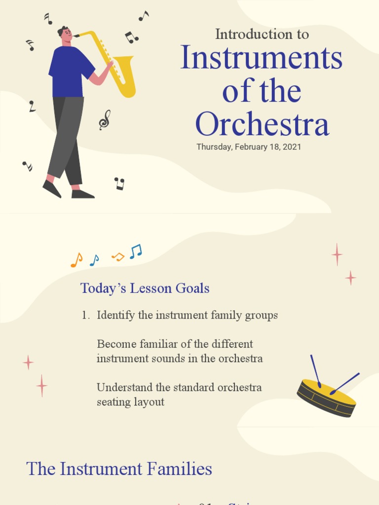 Instruments of The Orchestra | PDF | Orchestras | Musical Instruments