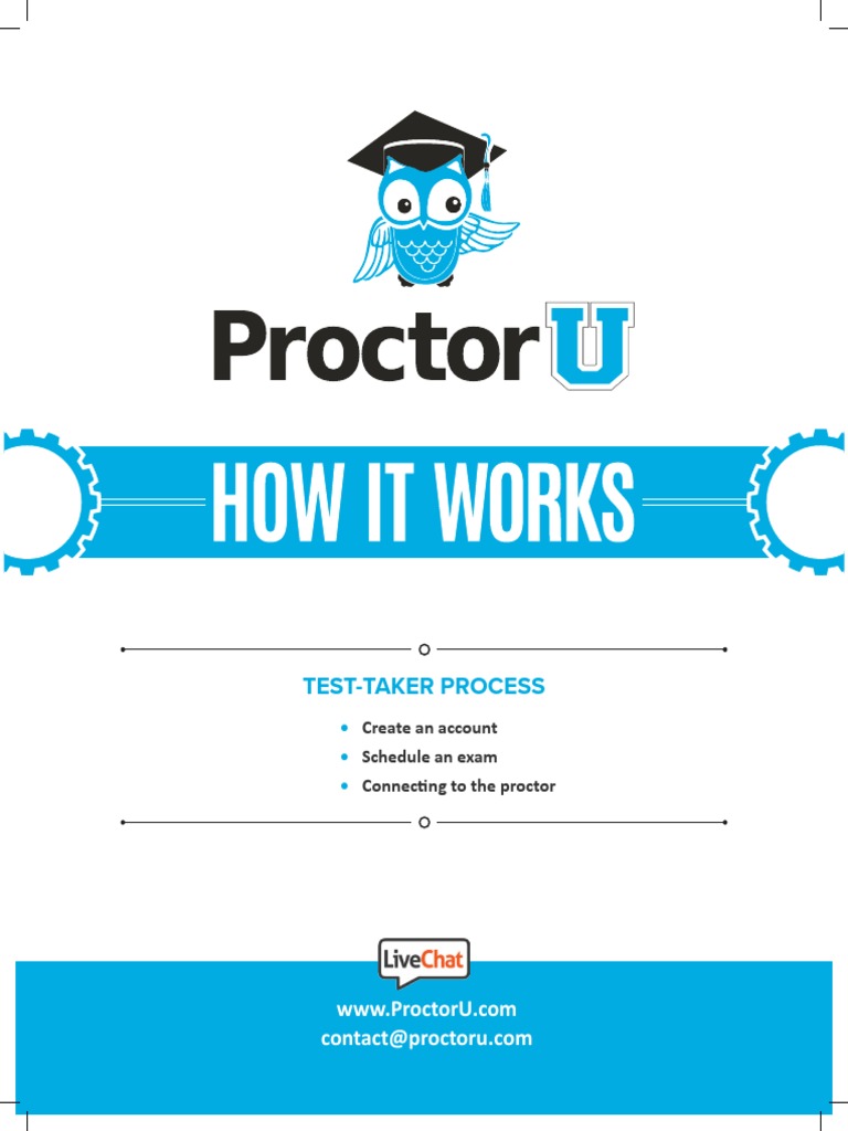 ProctorU How It Works TEST TAKER | PDF | Menu (Computing) | Test ...