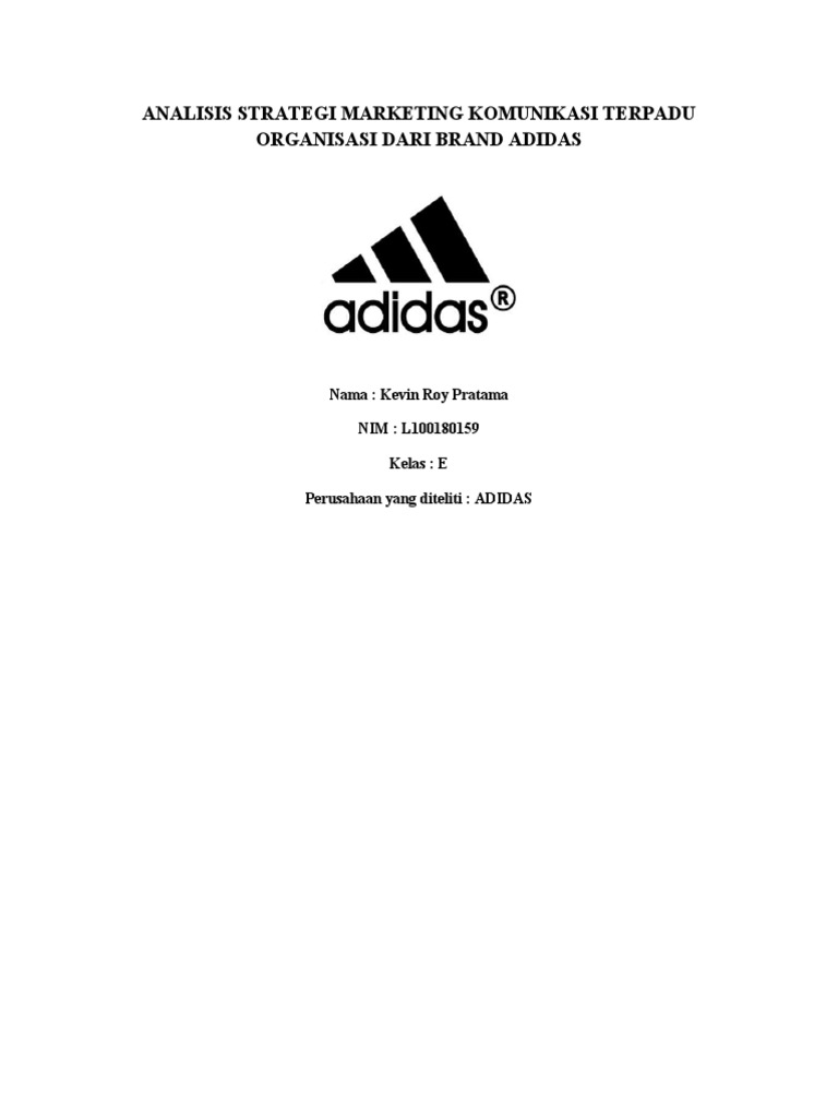 Tugas Imc - Adidas | PDF