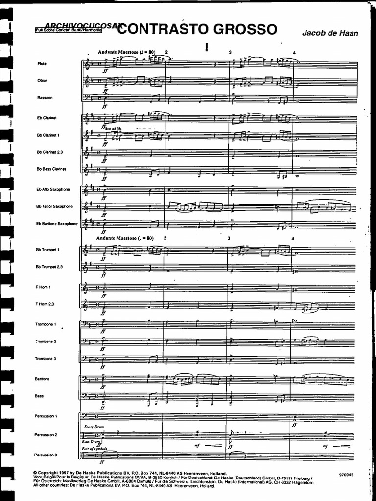 Contrasto Grosso Jacob de Haan | PDF