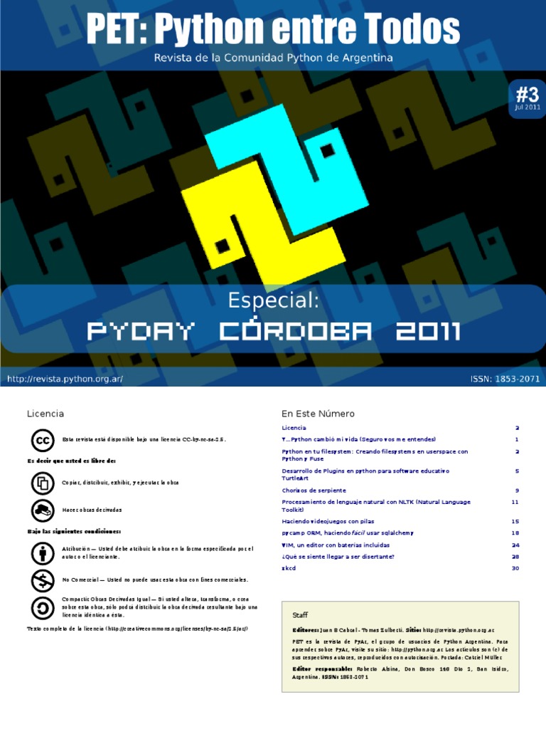 Python Entre Todos 03 Es 201107 | PDF | Python (lenguaje de programación) | Archivo de computadora