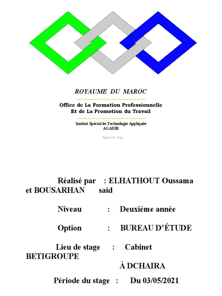 Rapport de Stage..... Realisè Par Hicham | PDF | Business | Science
