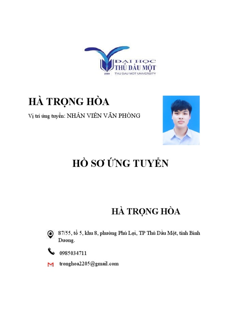Bìa CV | PDF