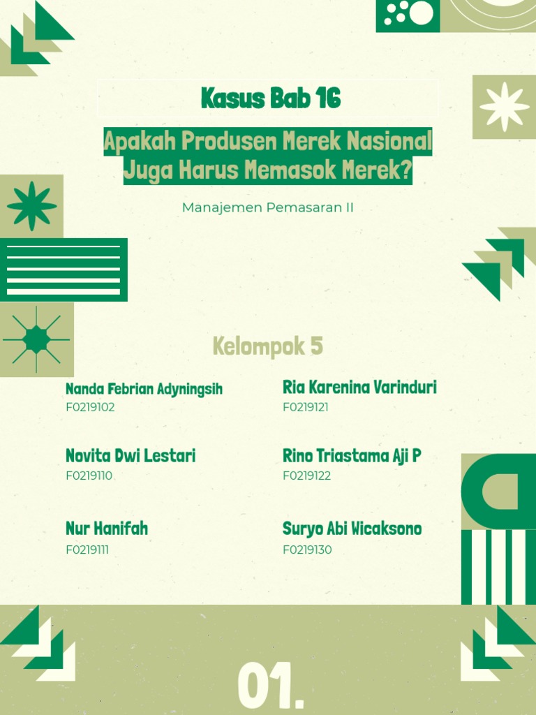 Kasus Mengenai Produsen Merek Nasional Yang Menciptakan Merek Pribadi ...