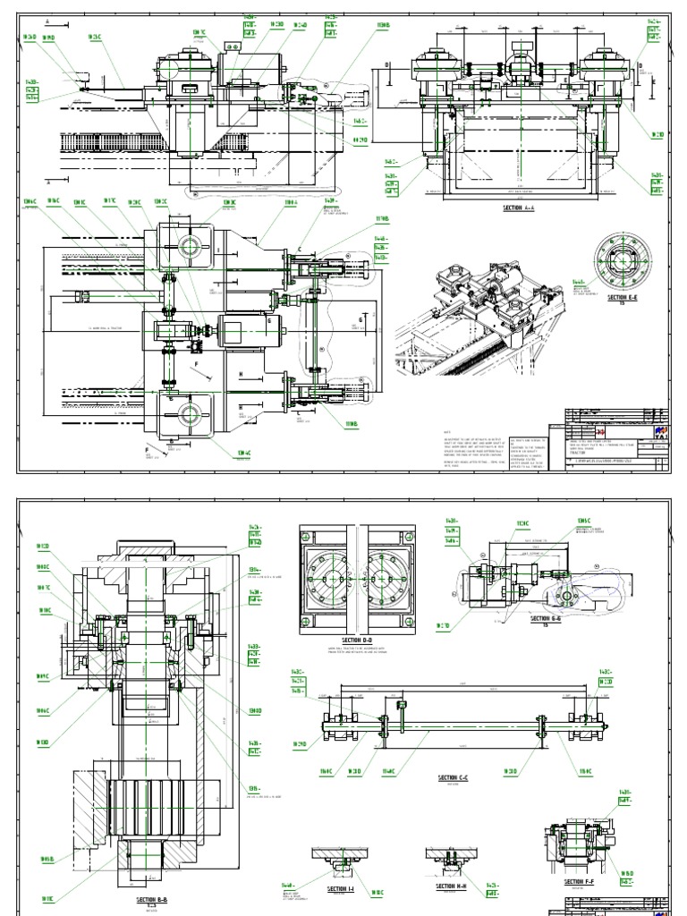 Hydraulic Machine Drawing Overview | PDF | Manufactured Goods | Machines