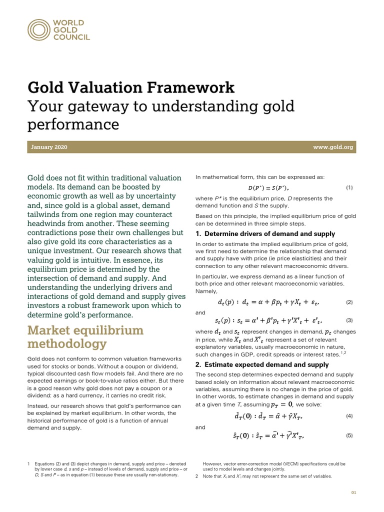 Gold Valuation Framework: Your Gateway To Understanding Gold ...