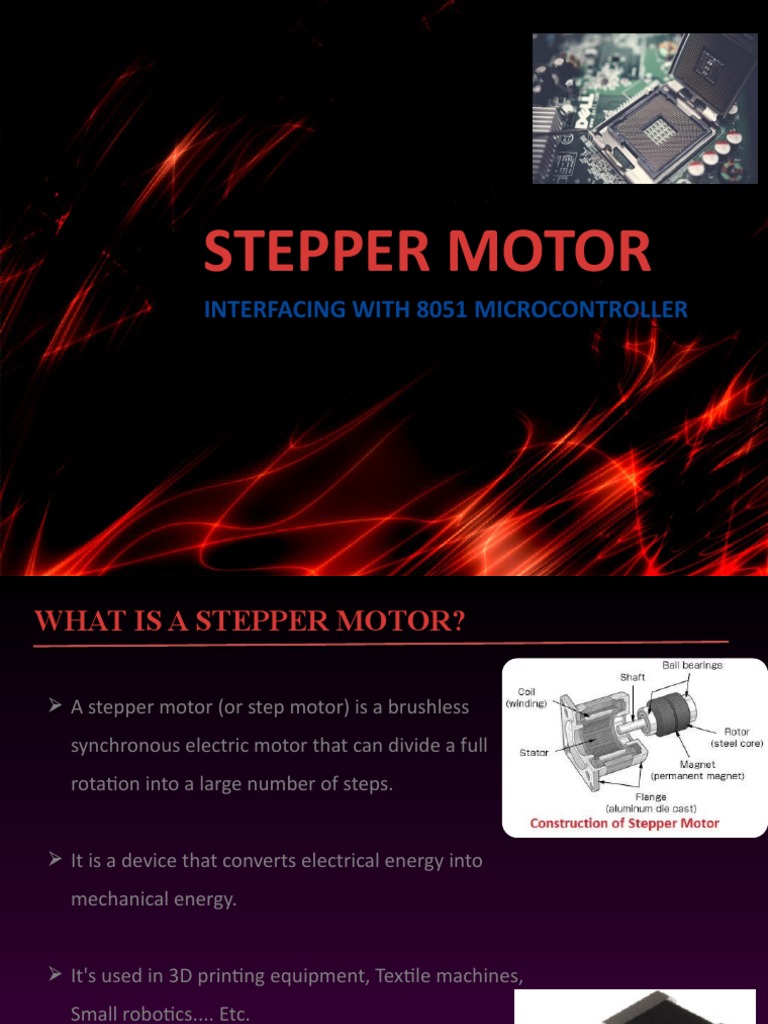 Stepper Motor 8051 Interface Guide | PDF | Science & Mathematics | Computers