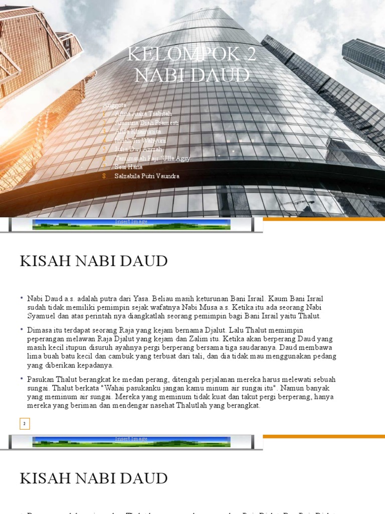 Nabi Daud Kelompok 2 | PDF