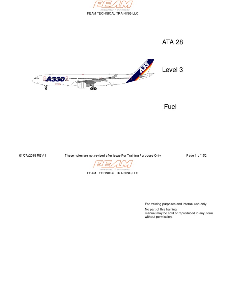 A330 Fuel System Overview | PDF | Space Shuttle External Tank | Valve