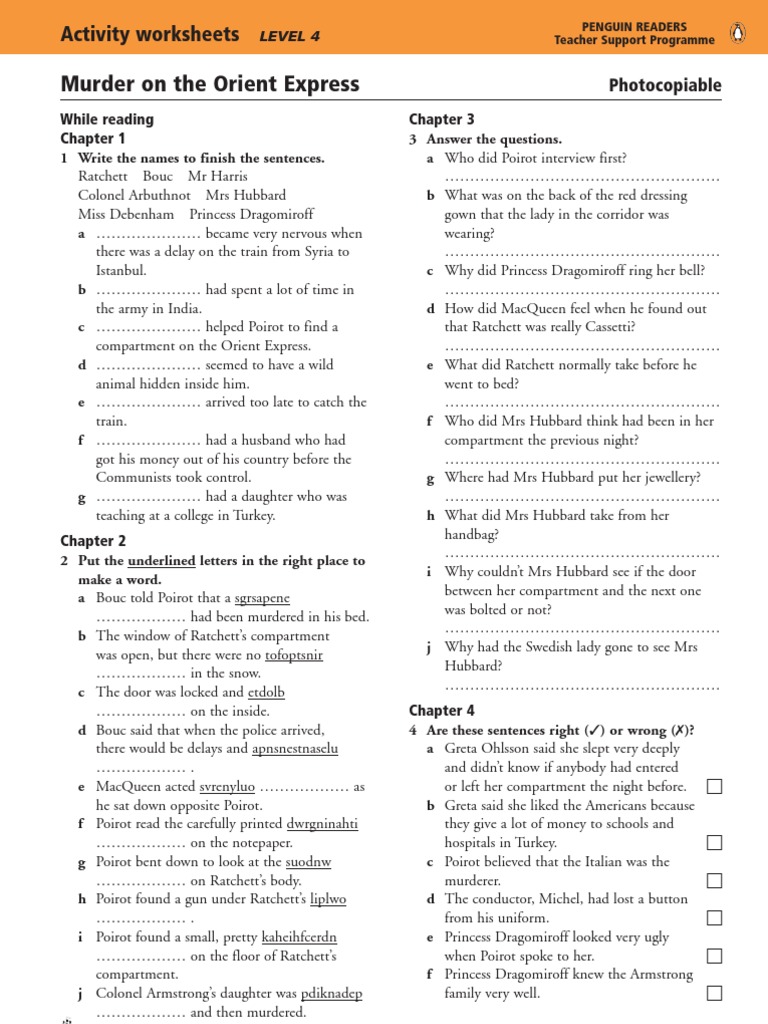 Murder On Orient Express | PDF