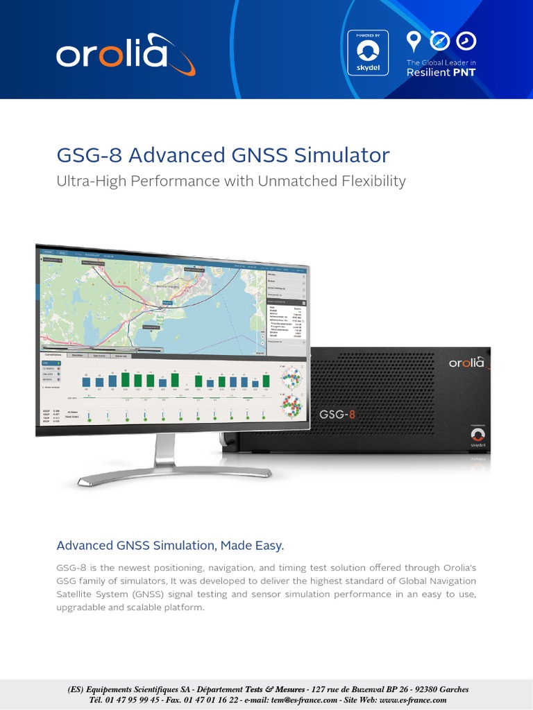 GSG-8 Advanced GNSS Simulator: Ultra-High Performance With Unmatched ...