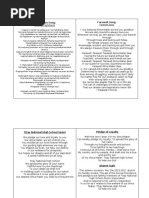 BSP Song Lyrics | PDF | Adaptations Of Works