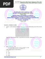 Soal Olimpiade Matematika SMP | PDF | Metode & Bahan Ajar