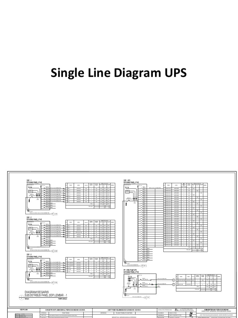UPS Single Line Diagram Overview | PDF | Equipment | Electrical Engineering