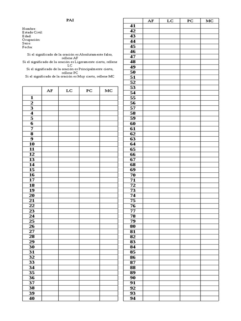 Hoja de Respuesta PAI | PDF | La violence | Business