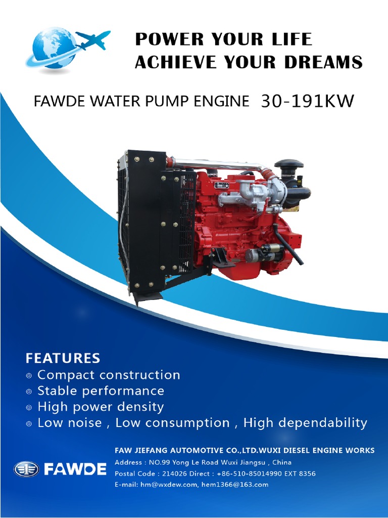 FAWDE Engine Technical Data | PDF