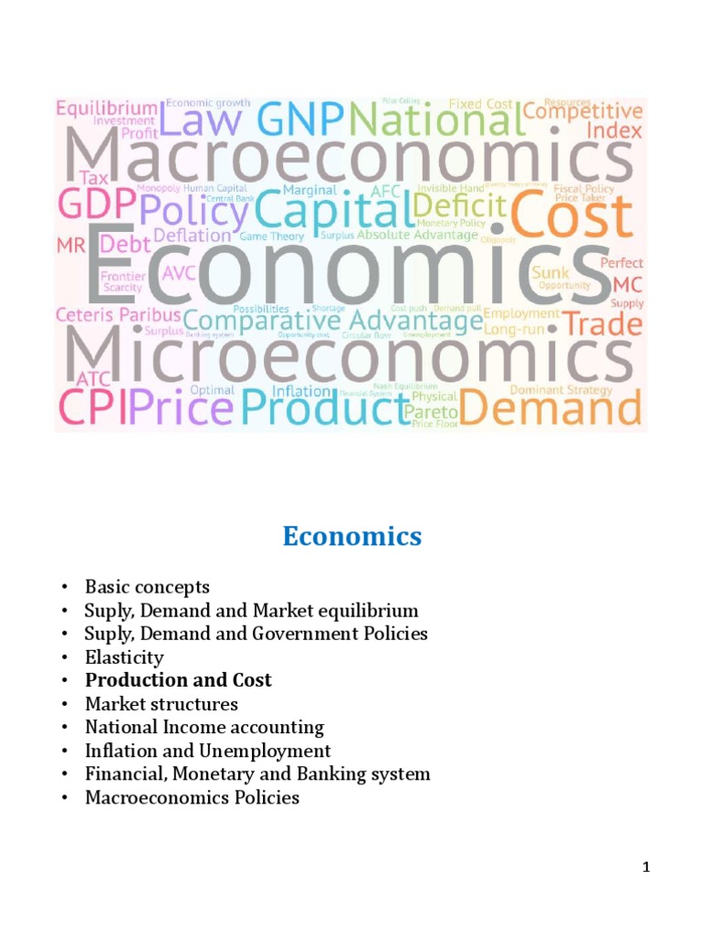 ECONOMICS-3-Production and Cost | PDF | Average Cost | Marginal Cost