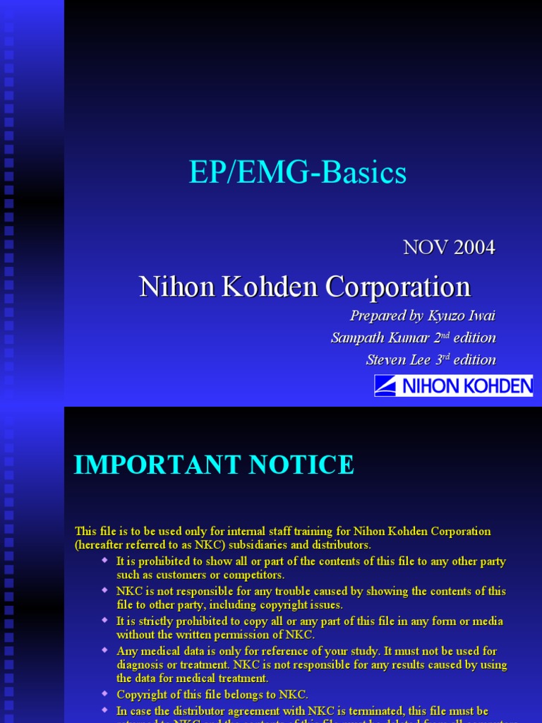 Basic Ep Emg Sec1 - Curnt | PDF | Neuron | Axon